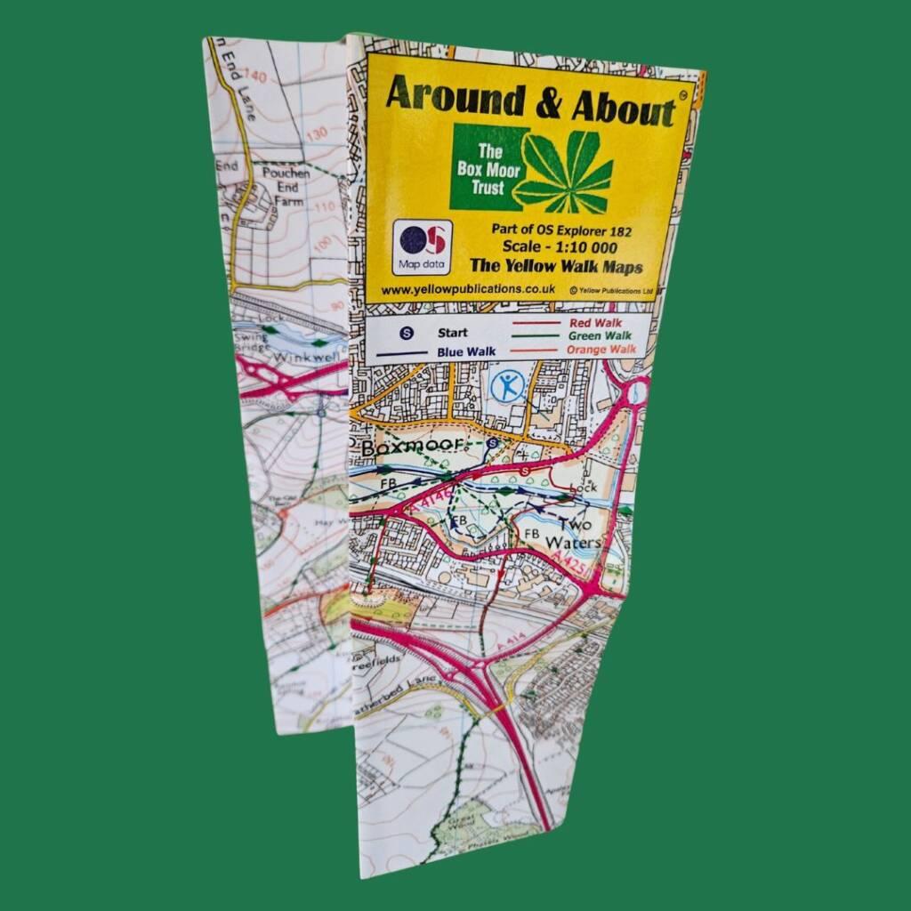 Waterproof Map - The Box Moor Trust