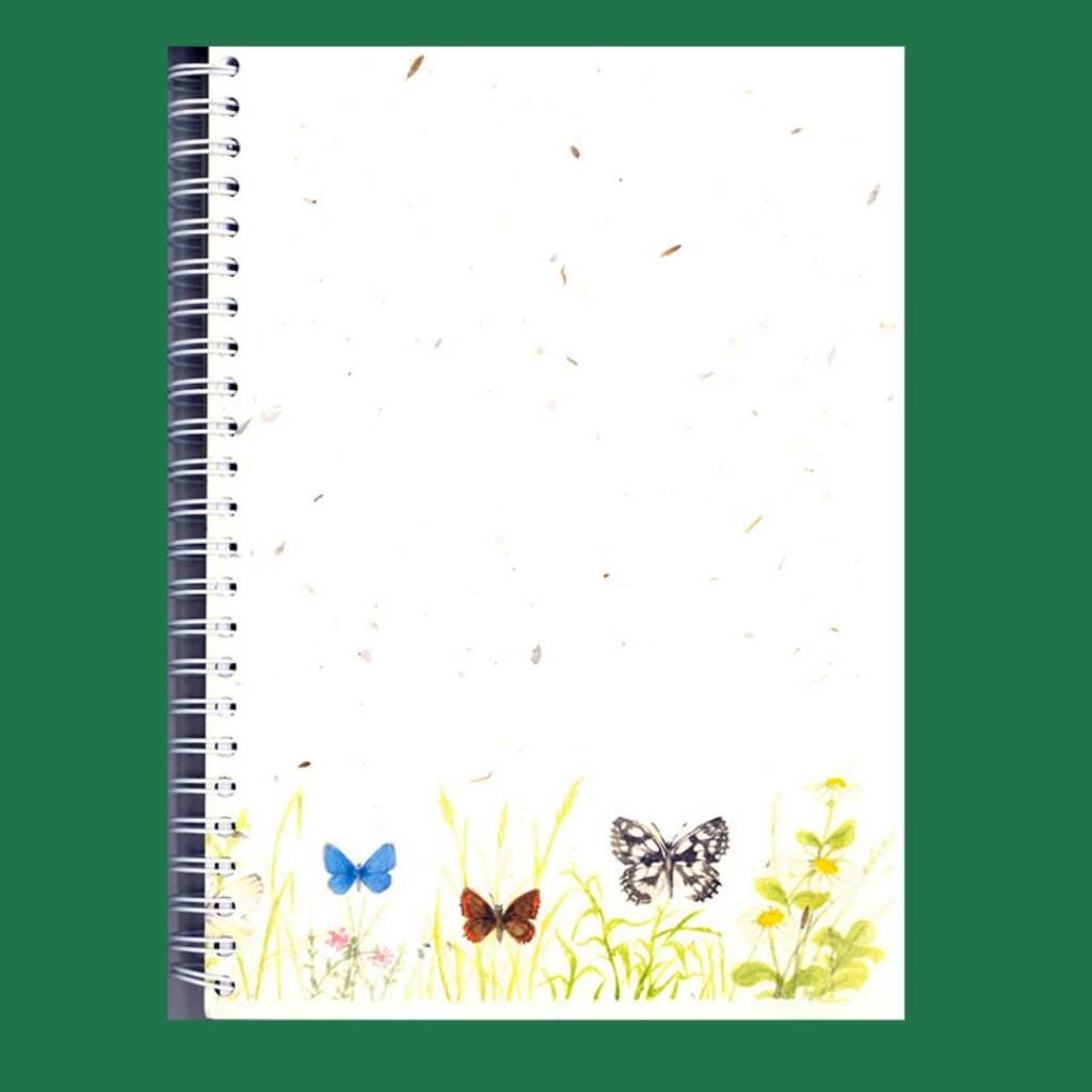 Seed Paper Notebook Butterflies - The Box Moor Trust